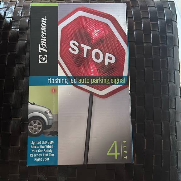 Emerson | Accents | Emerson Flashing Led Auto Parking Signal Stop Sign ...